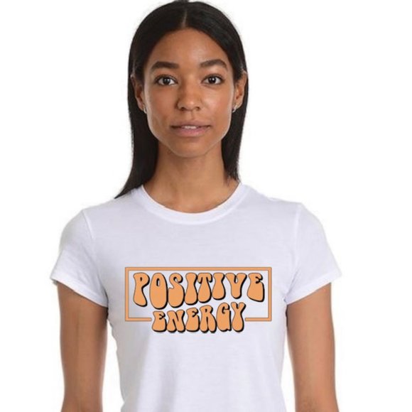 Tops | Positive Energy Tshirt Positivity Tee Motivational Tshirt Self ...